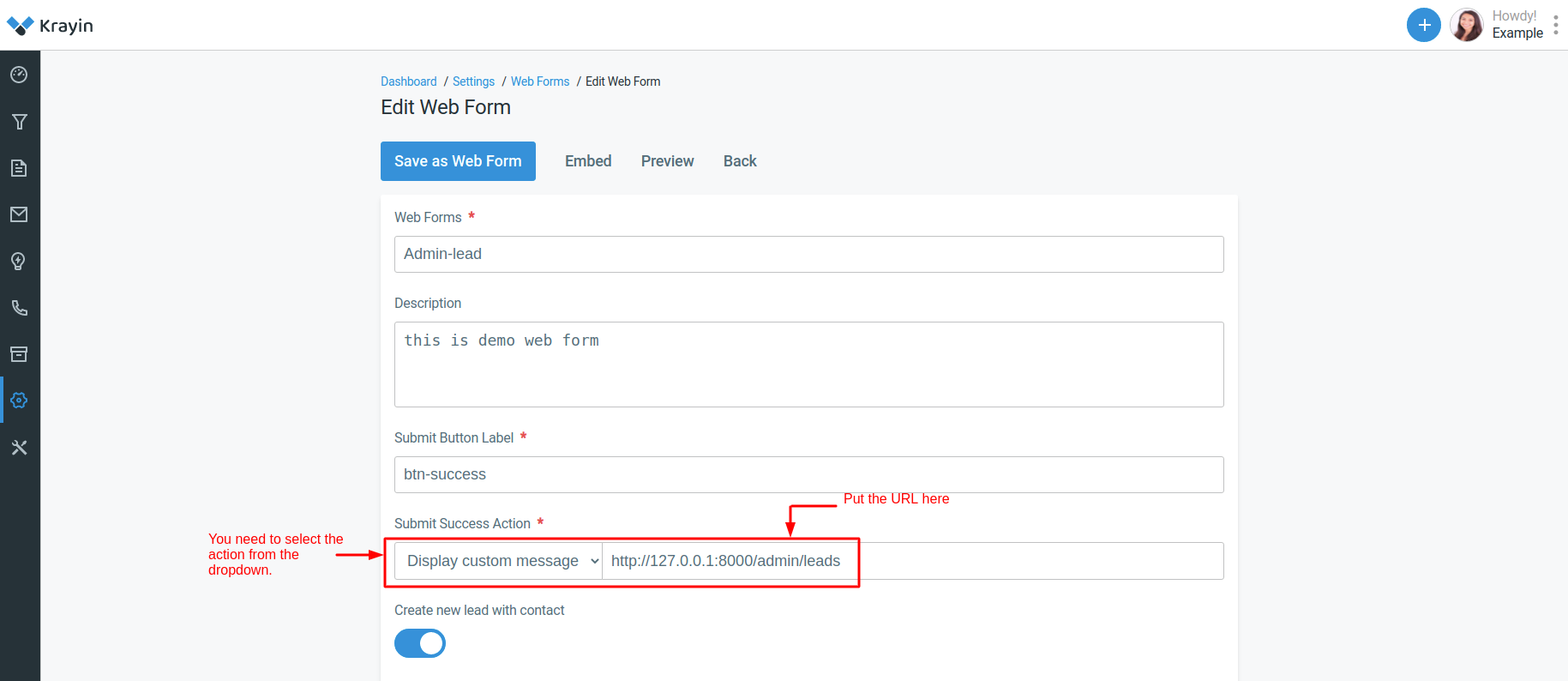 How to set up Webform in Krayin CRM? | Laravel CRM