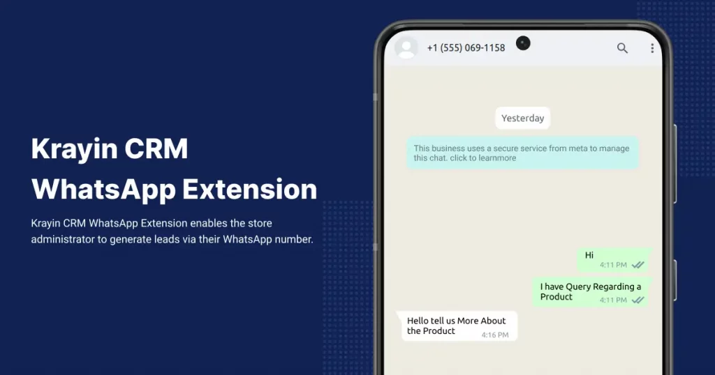 Krayin CRM WhatsApp Extension - Krayin CRM