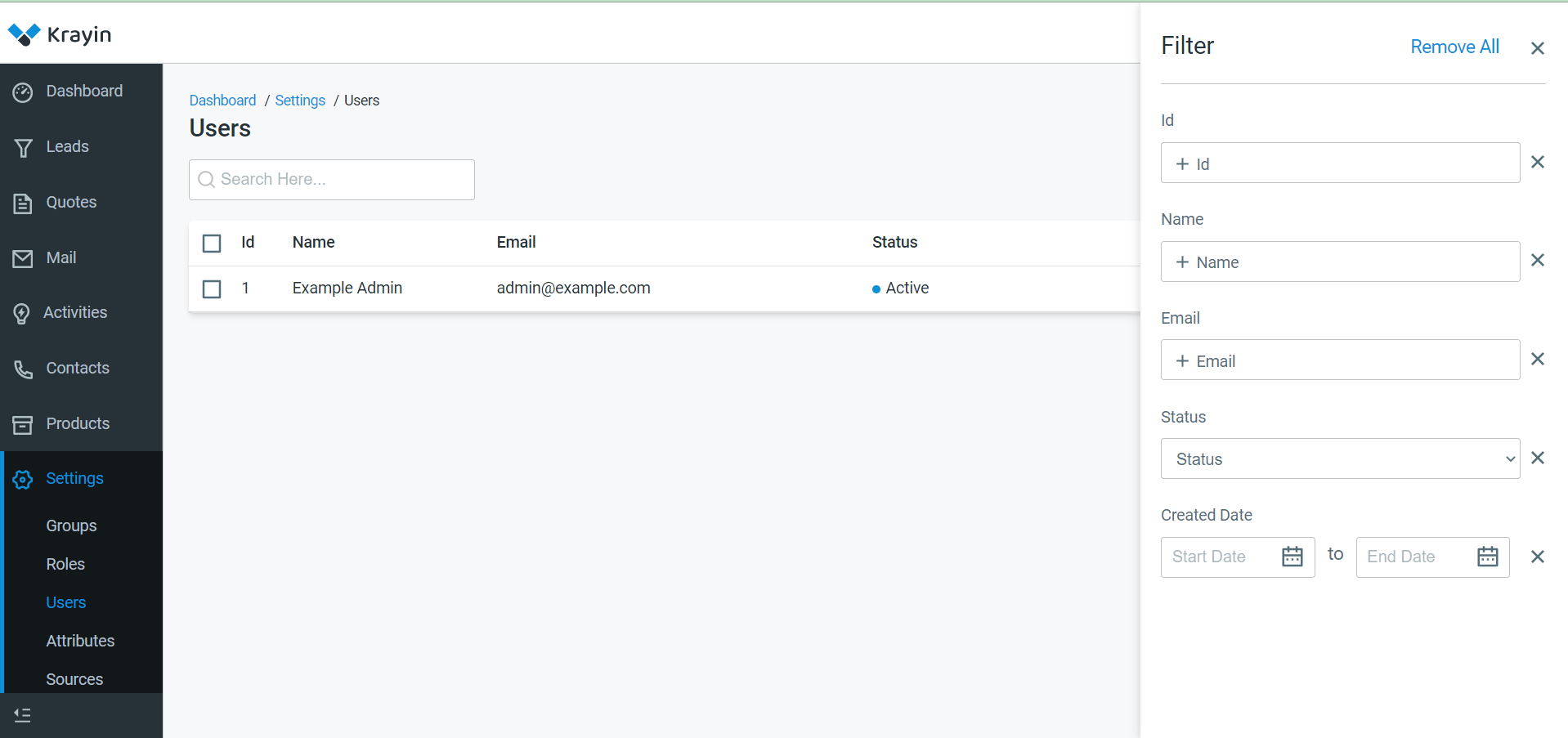 How To Create User In Krayin Crm Krayin Crm