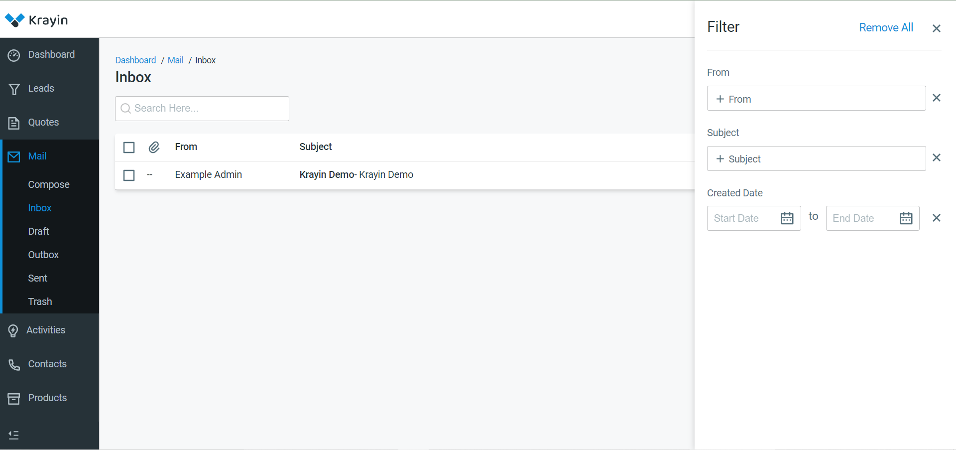 How to Manage Emails in Krayin CRM? | Laravel CRM
