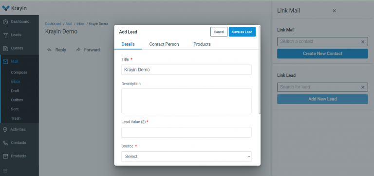 How to Manage Emails in Krayin CRM? | Laravel CRM