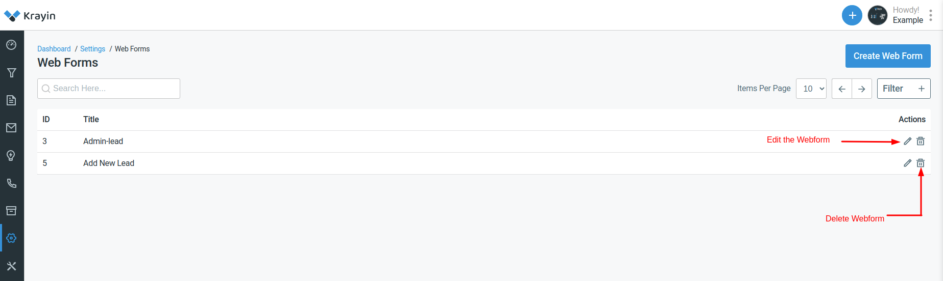 How to set up Webform in Krayin CRM? | Laravel CRM