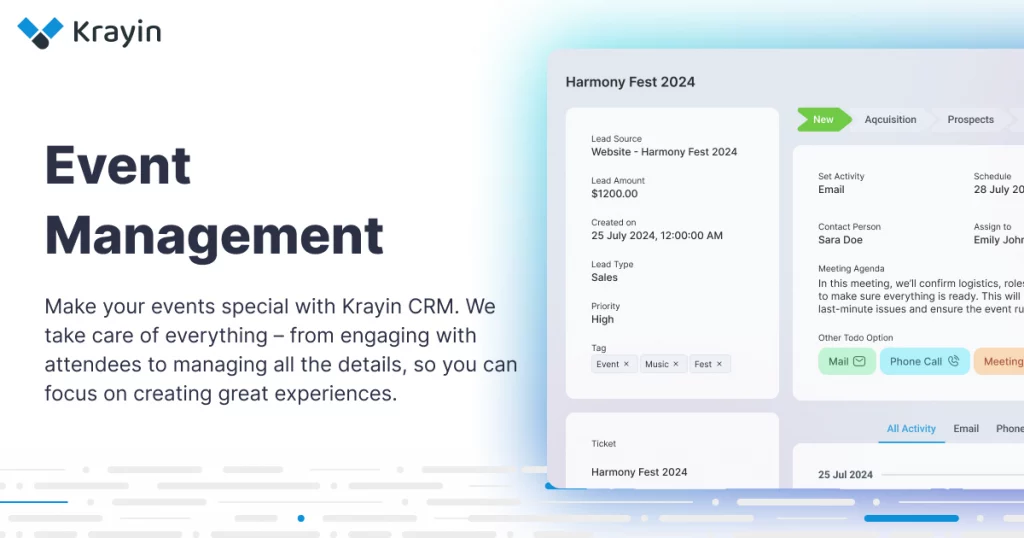 Event Management CRM Software for Planners