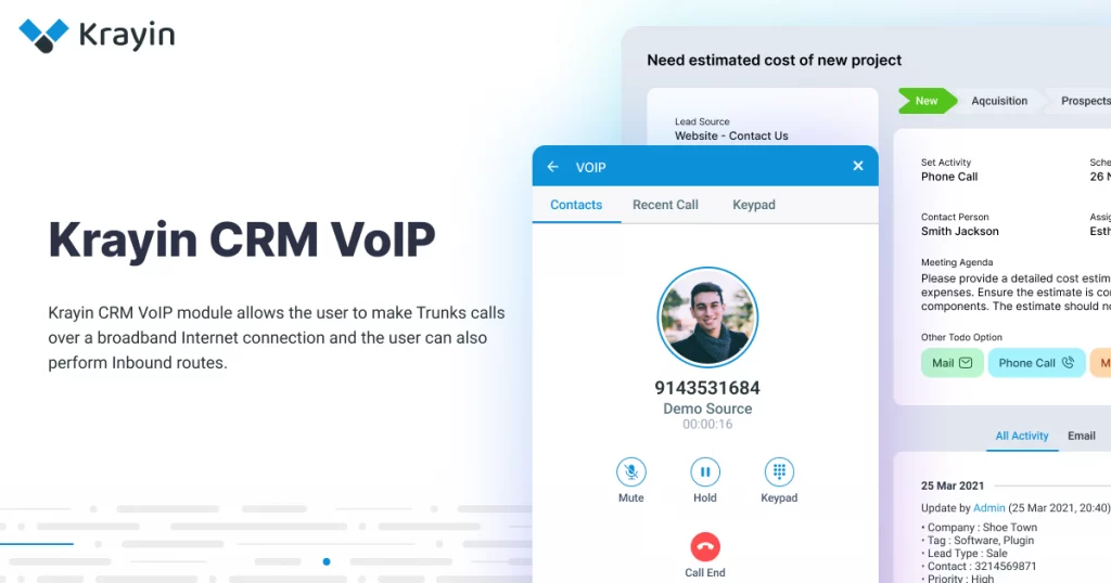Krayin CRM VoIP - Krayin CRM