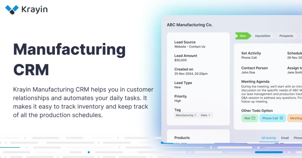 Manufacturing CRM Software | CRM for Manufacturing Industry